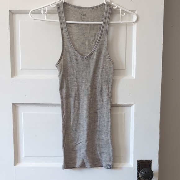 Icebreaker | Tops | Icebreaker Merino Gray Ribbed Tank Top | Poshmark